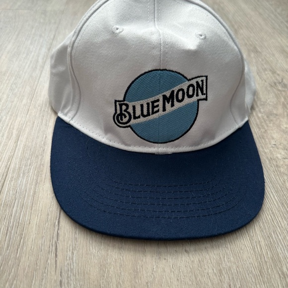 Accessories | Blue Moon White And Blue Cap | Poshmark